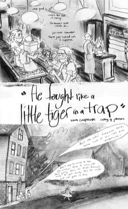 Johnson/Czap - He Fought Like a Little Tiger in a Trap - newsprint bro ...